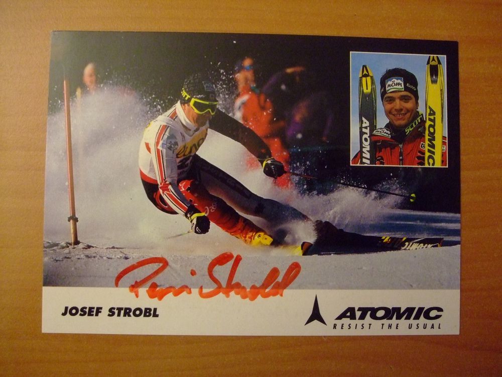 JOSEF STROBL (AUT) AUTOGRAMMKARTE (Gebraucht) in Schachen b. Reute für ...