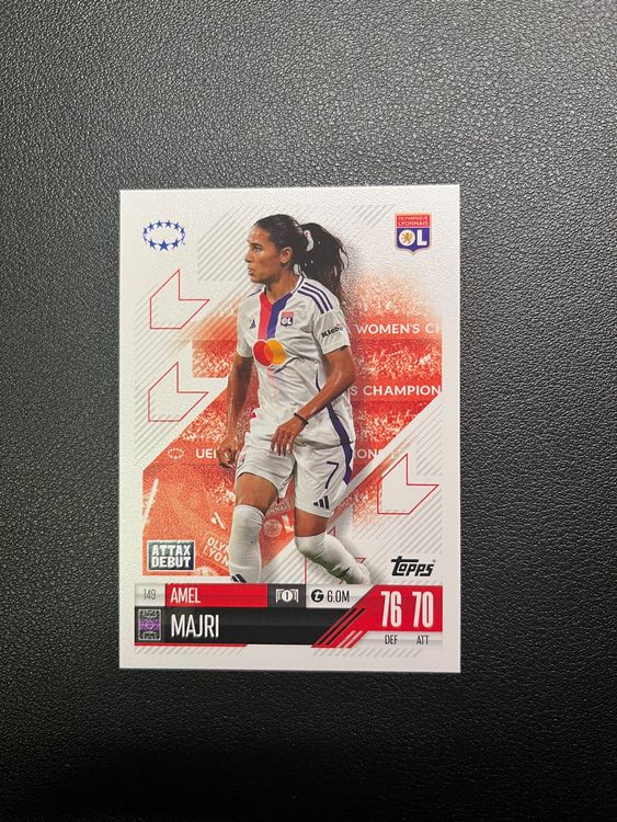 Topps Match Attax 2024/25 Amel Majri 149 (Neu (gemäss Beschreibung)) in ...