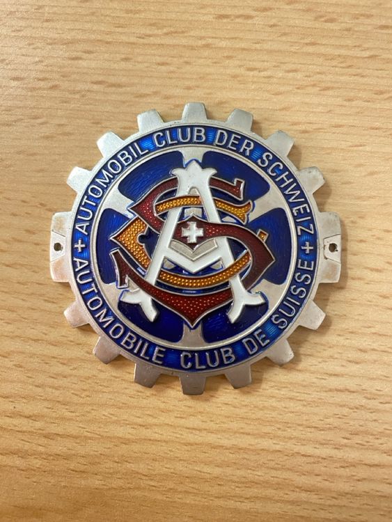 ACS Emblem Kühlergrill Metall Emaille ca. 1940 (Gebraucht) in Solothurn ...