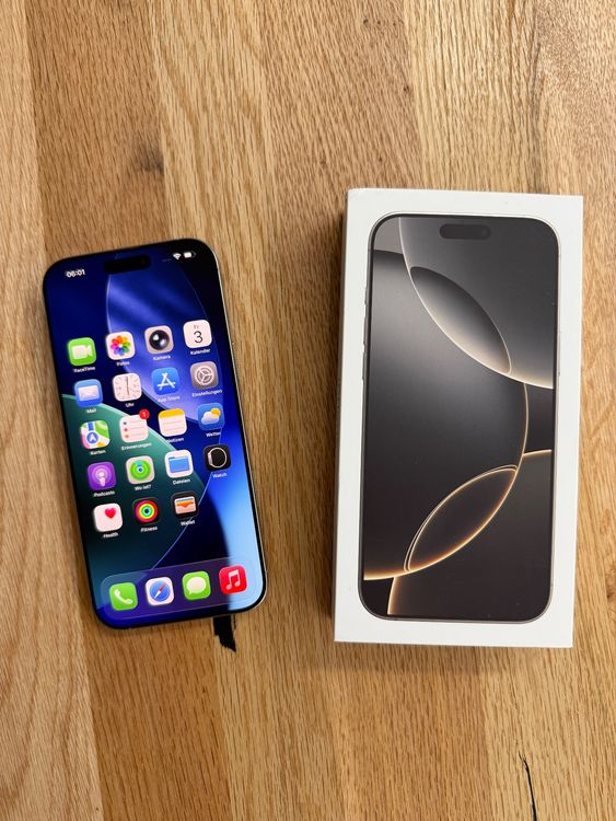 iPhone 16 Pro Max 256 GB Titan Natur (Neu (gemäss Beschreibung)) in Brütten für CHF 790 – mit ...