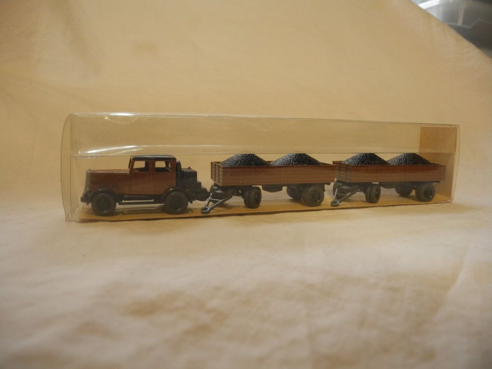 WIKING 3500 HANOMAG ST 100 MIT 2 ANHÄNGERN 1:87 MIB (Neu und ...