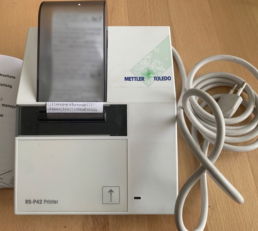 Mettler Toledo Drucker RS-P42 - Ohne Zubehör. (Gebraucht) in ...
