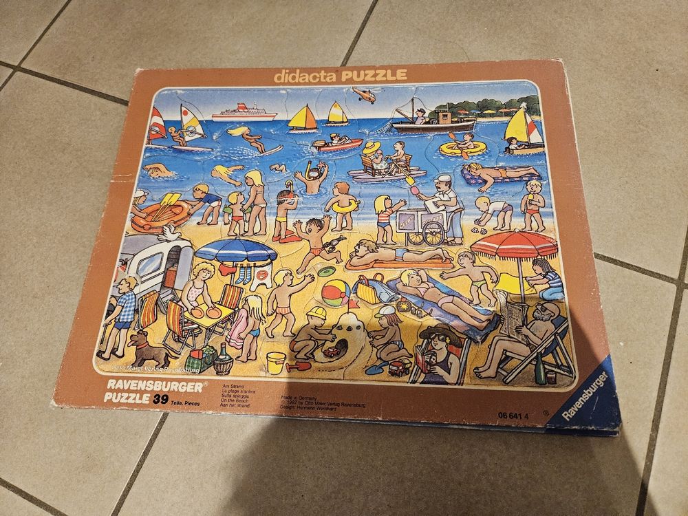 Ravensburger Puzzle 39 - Sommer am Strand - Vintage | Kaufen auf Ricardo