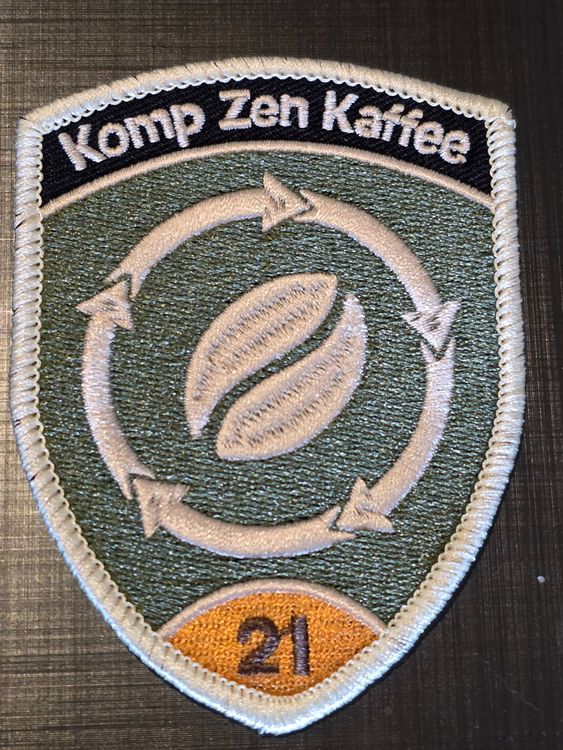 Spezial Badge Kompetenz Zentrum kaffee 21 Gold Abzeichen (Neu (gemäss ...