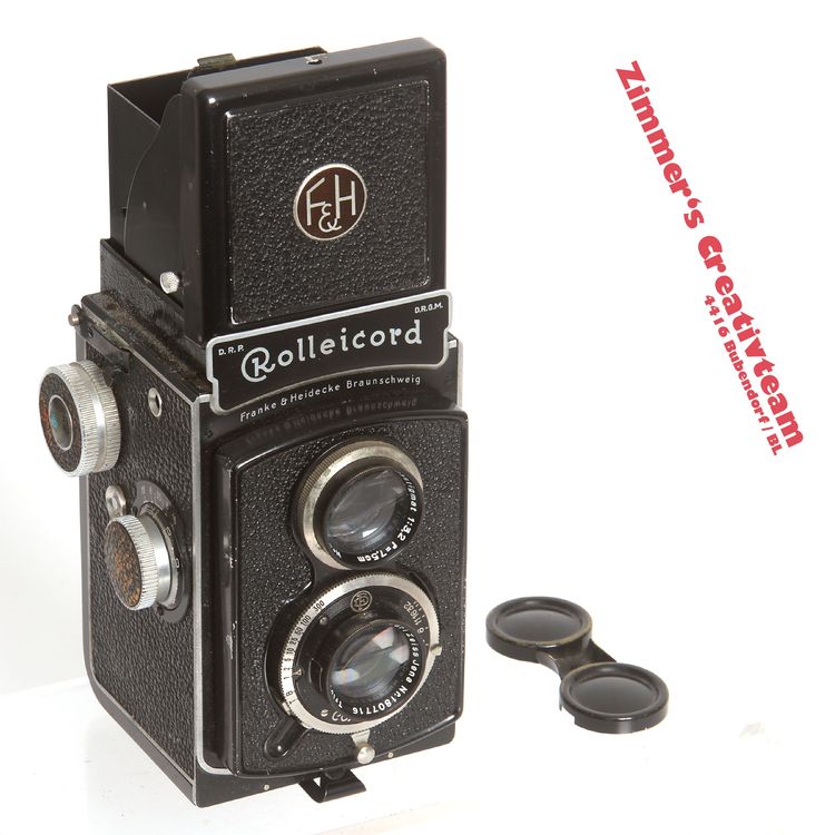 ganz frühe ROLLEICORD mit altem Logo, Zeiss Tessar 7.5cm (Gebraucht) in ...