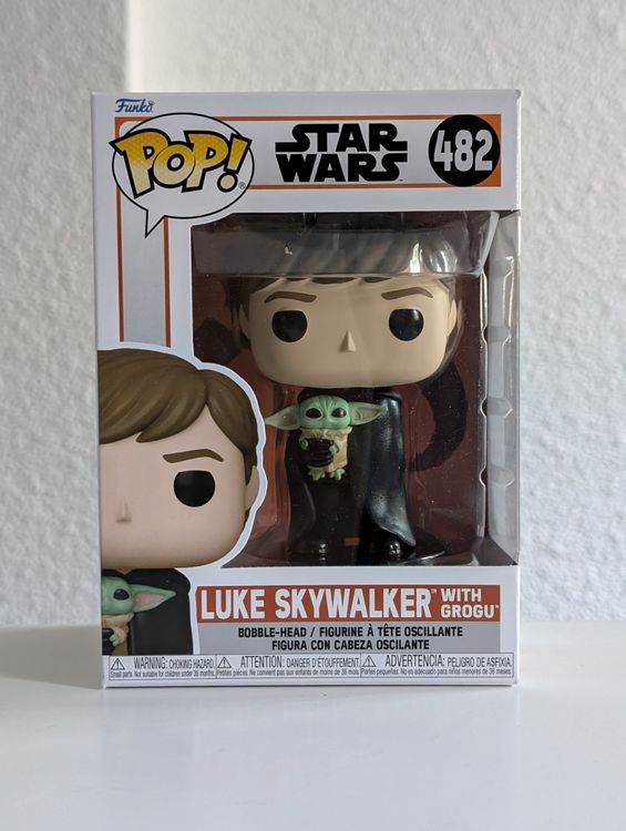 Funko Pop! - Star Wars - Luke Skywalker with Grogu - 482 (Neu (gemäss Beschreibung)) in ...