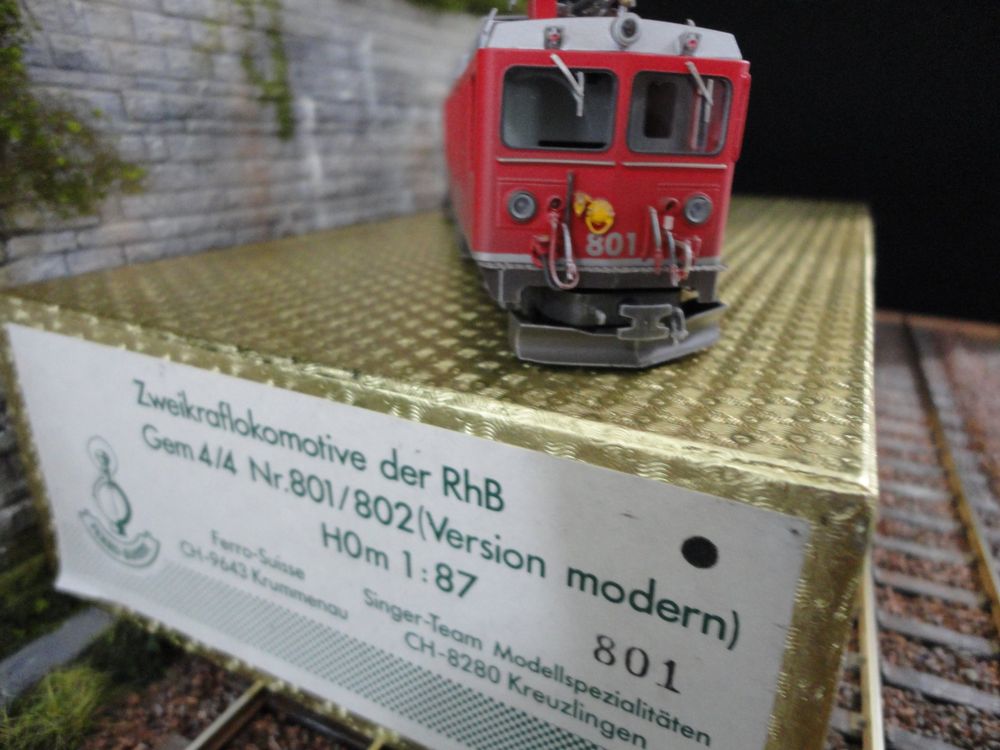 Ferro Suisse HOm, RhB, Zweikraftlokomotive, Gem 4/4, No: 801 (Gebraucht ...