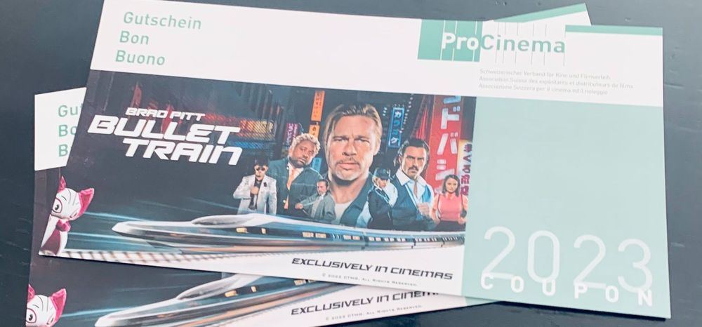 2 bons cinémas pour Bullet Train | Kaufen auf Ricardo