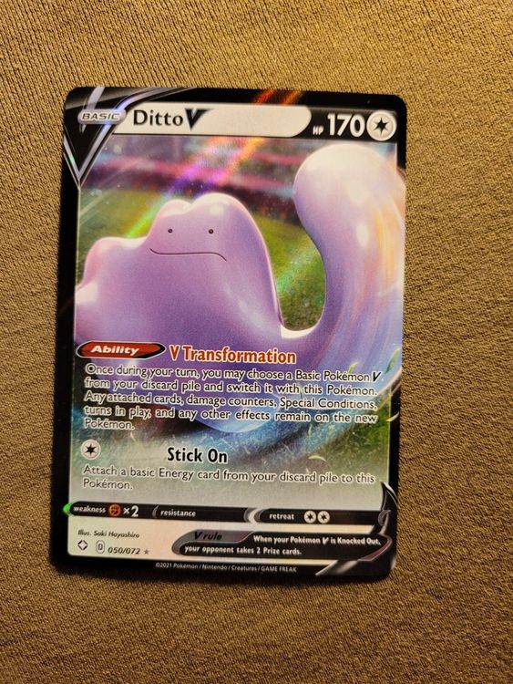 Ditto V 50/72 (EN) - Pokémon TCG | Kaufen auf Ricardo