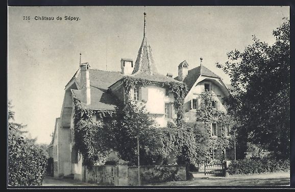 AK Sépey, Chateau de Sépey, 1911 (Gebraucht) in Berlin für CHF 7 – mit ...