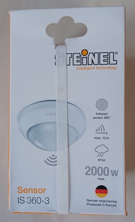 Neuer Infrarot Bewegungsmelder Steinel IS 360-3 (Neu und ...