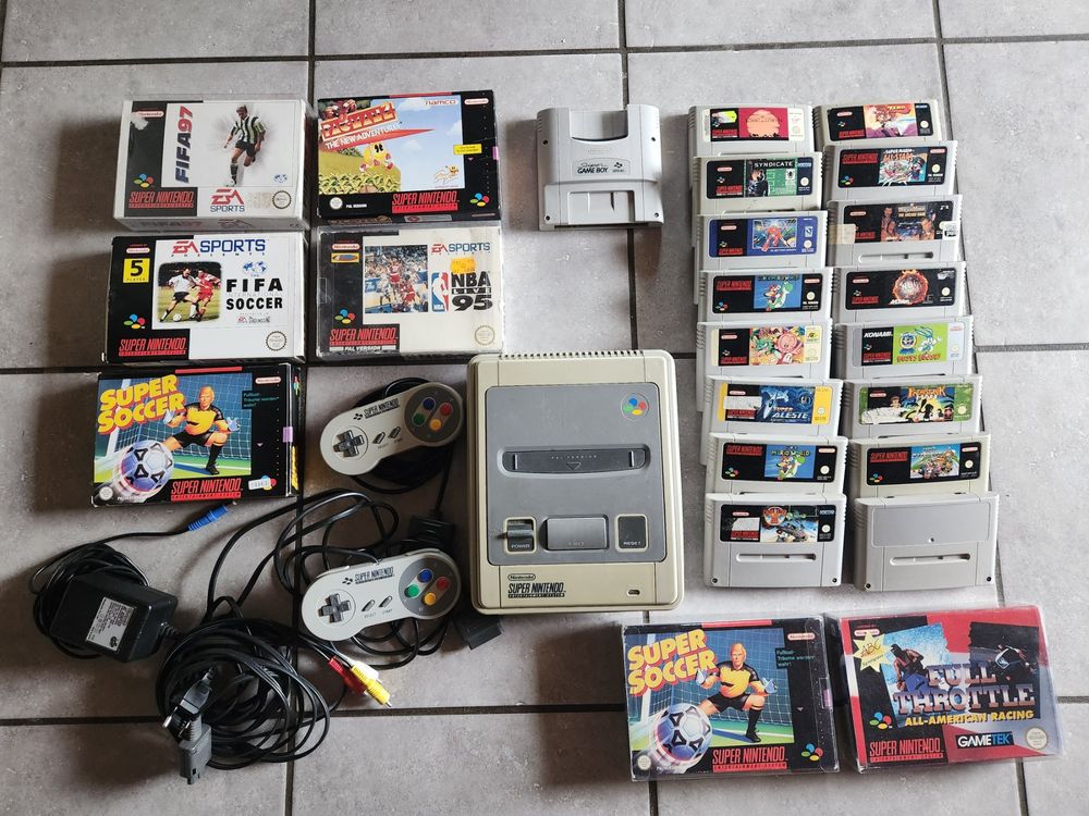 Snes komplett mit 23 Spiele | Kaufen auf Ricardo