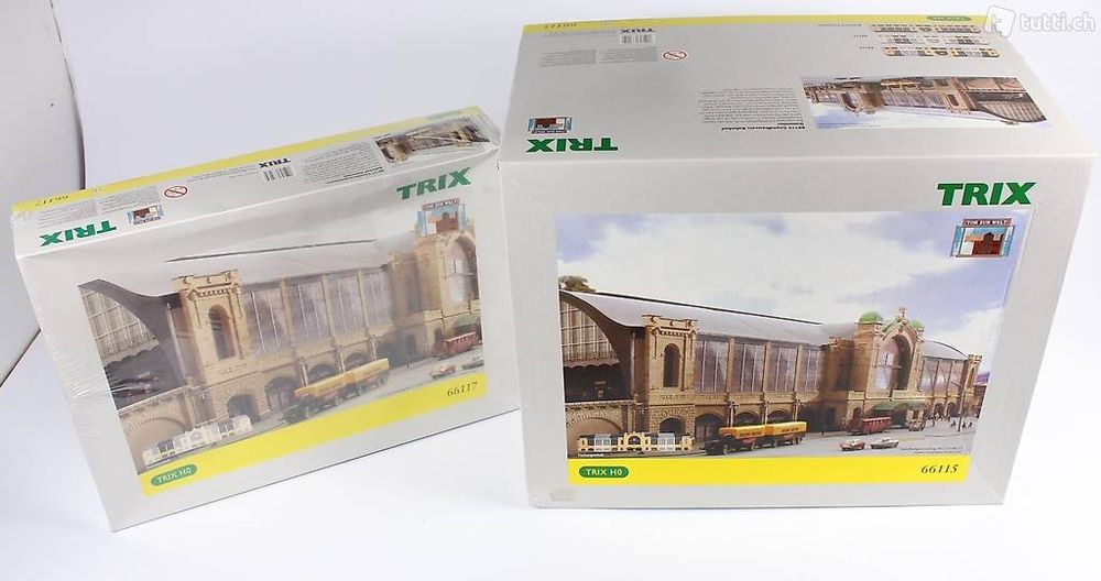 Fabrikneue Bausätze Trix Bahnhof Dammtor 66115 u. 66117 H0 | Kaufen auf ...