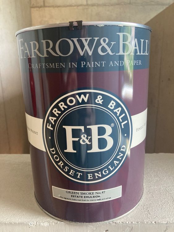 Farrow & Ball Farbe Estate Emulsion green smoke | Kaufen auf Ricardo