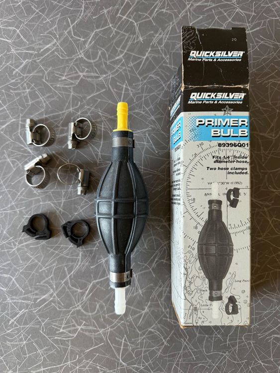 Quicksilver Primer Bulb - Benzinpumpe für Aussenbordmotor (Neu und ...