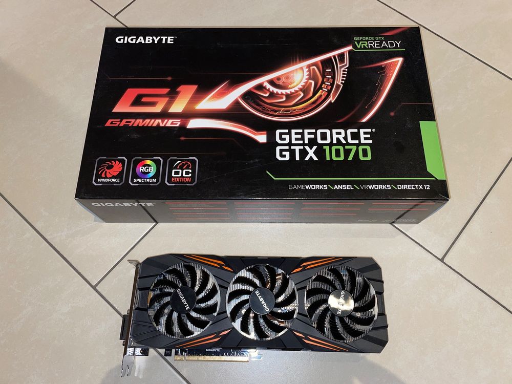 GEFORCE GTX 1070 GV-N1070G1 GAMING-8GD | Kaufen auf Ricardo