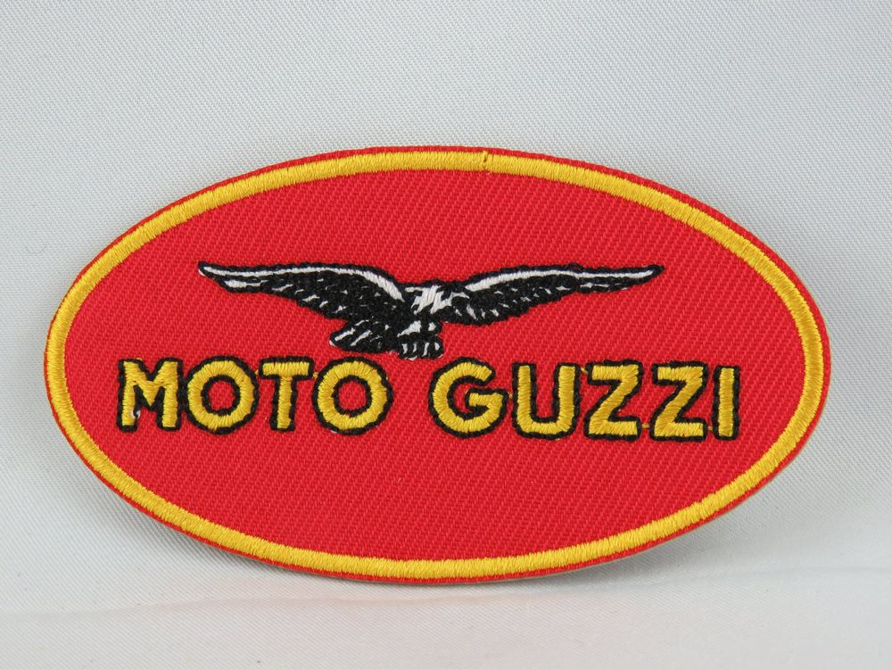 MOTO GUZZI - Aufnäher - Aufbügler - Stickerei - 8,5x4,5cm (Neu und ...