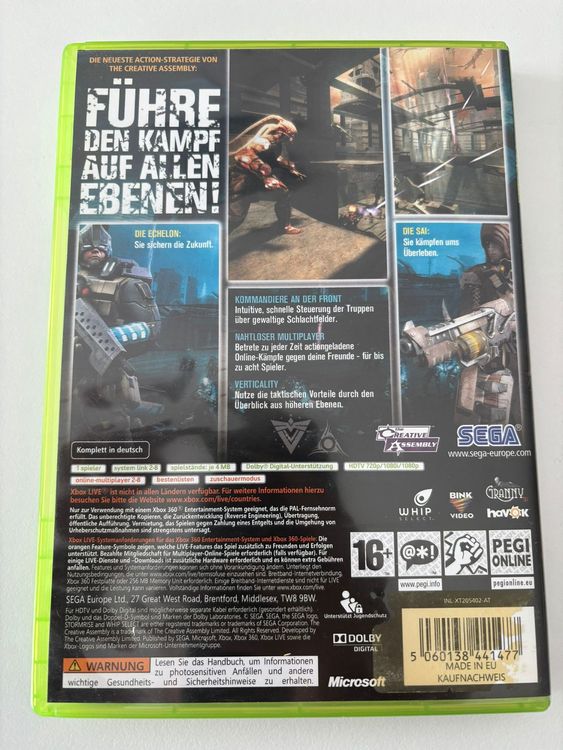 Stormrise (XBOX 360) (Gebraucht) in Herisau für CHF 5 – mit Lieferung auf Ricardo kaufen
