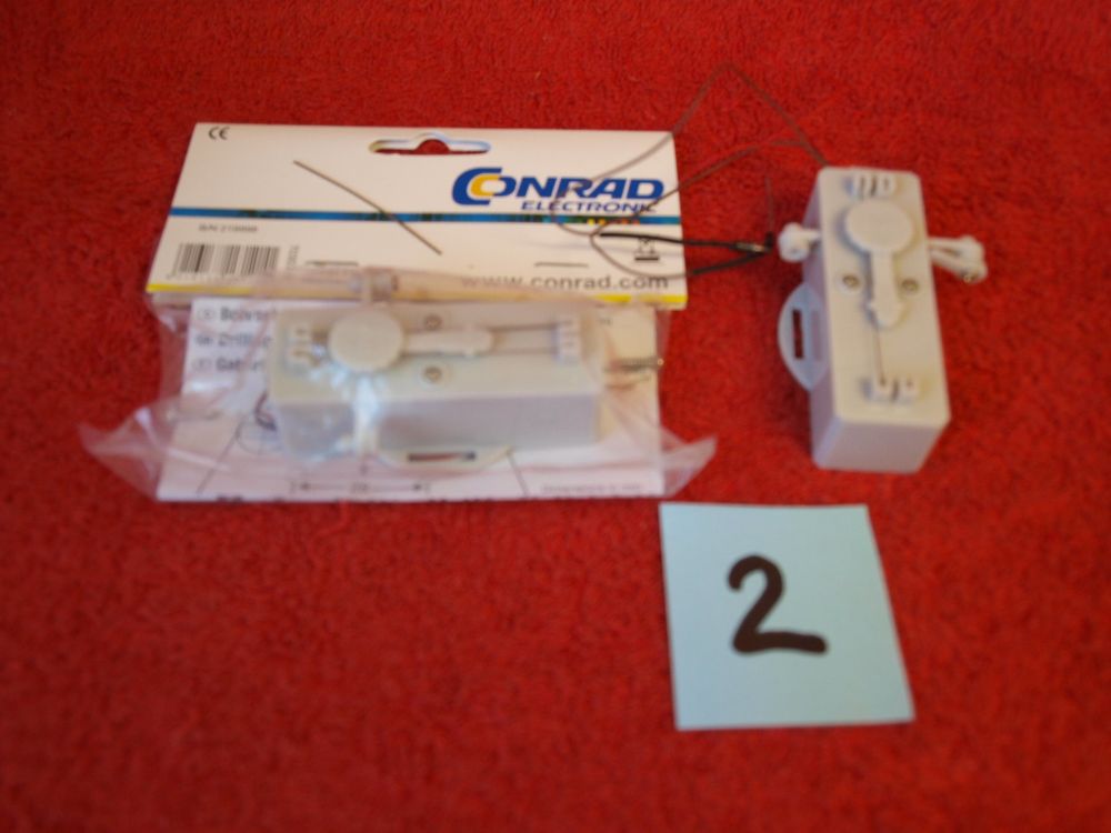 2 x Weichenantrieb mit Endabschaltung von Conrad Gebraucht | Kaufen auf ...