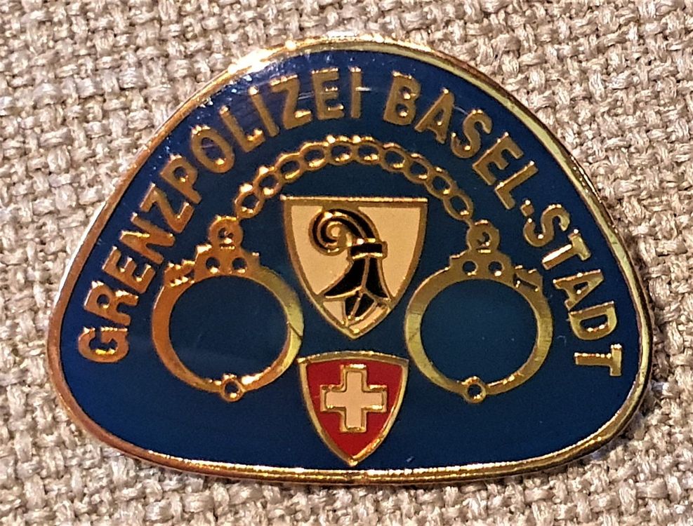 M495 - Pin Grenz Polizei Basel Stadt Schweiz Handschellen | Kaufen auf Ricardo