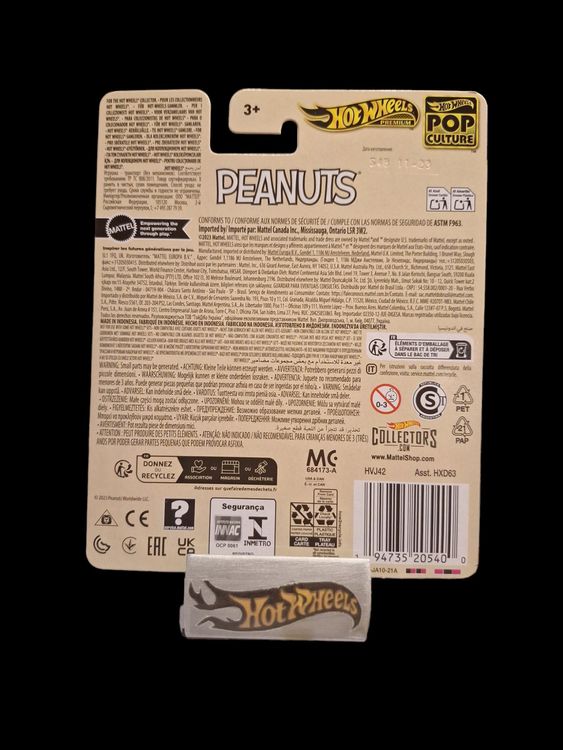 Hot Wheels Premium 2024 Peanuts Racing Club Snoopy (Neu und ...