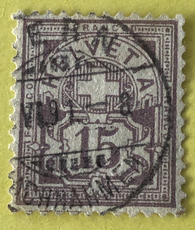 Ziffermuster mit Vollstempel (Gebraucht) in Aarau für CHF 0.3 – mit Lieferung auf Ricardo kaufen