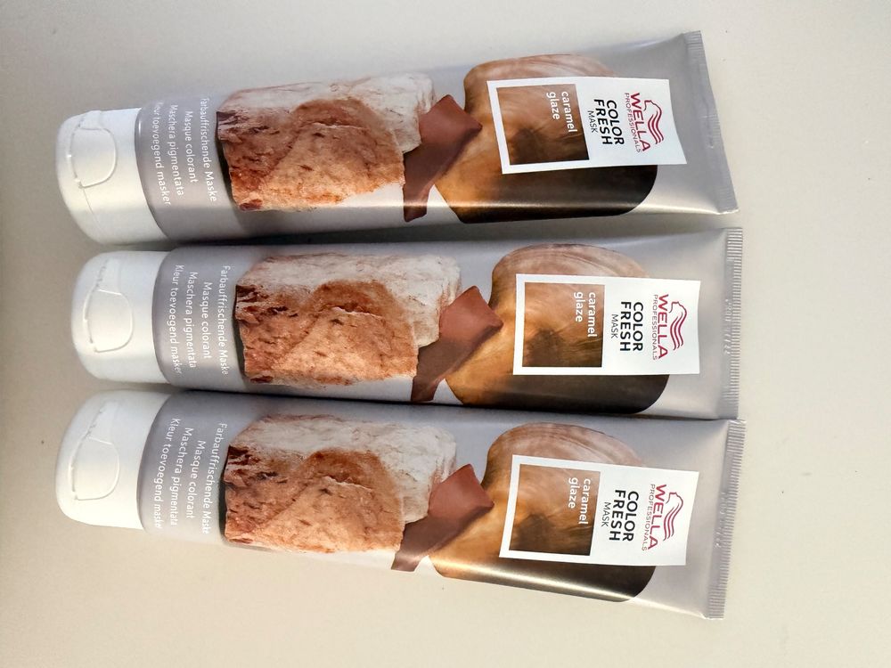 Wella - Color Fresh Mask - Caramel Glaze (x3) (Neu und originalverpackt ...