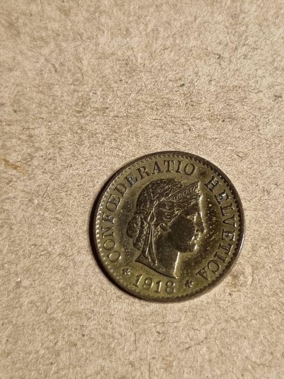 5 Rappen 1918 Messing - ab Fr. 1.--! | Kaufen auf Ricardo