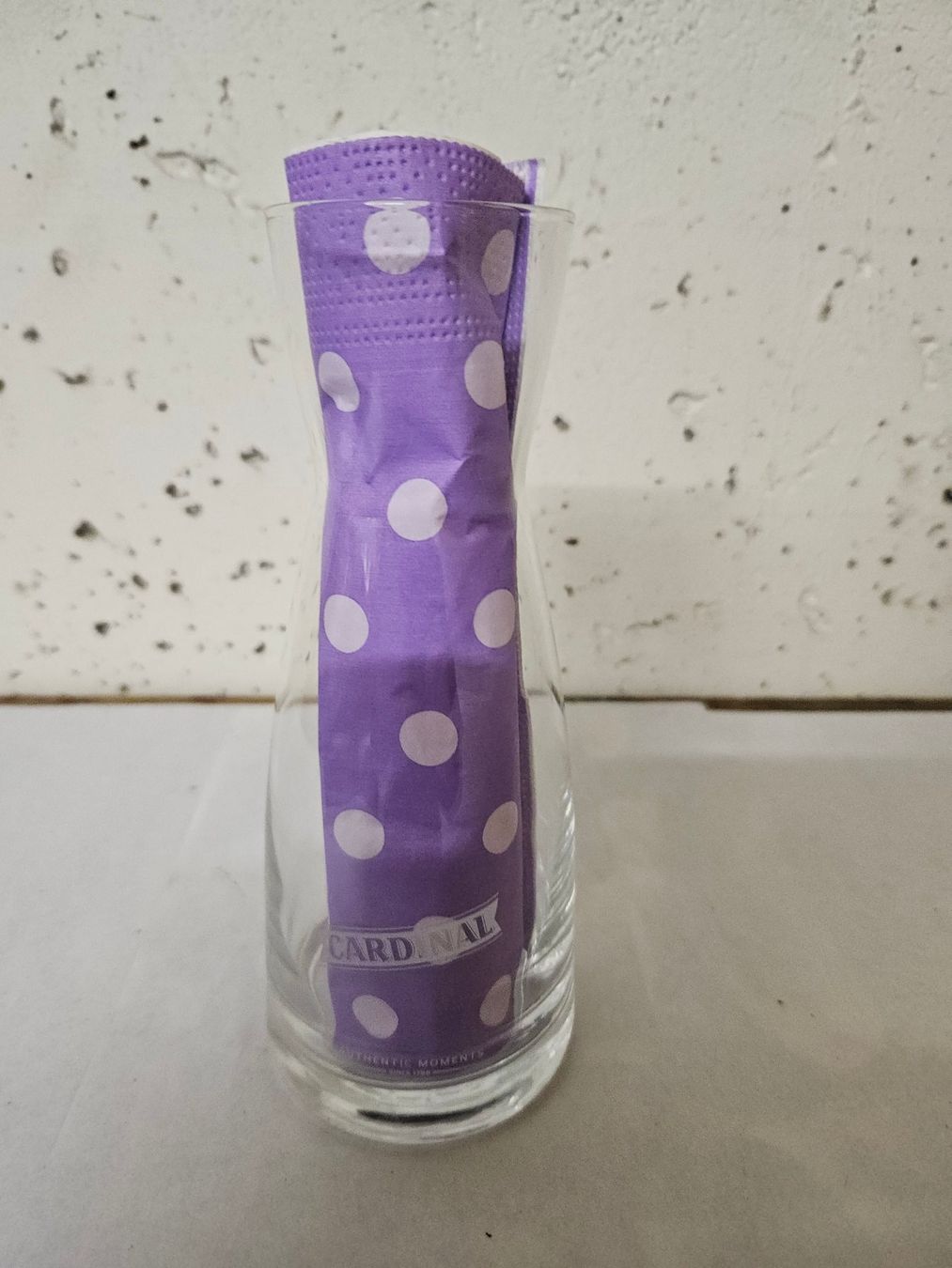 Vase Cardinal en verre transparent, vintage, parfait (D'occasion) à St ...