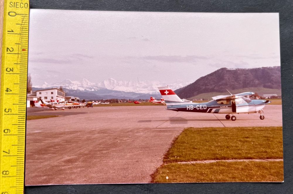 Flughafen Bern-Belp/ Kleinflugzeug/1980/Kodak-Photo (Gebraucht) in Wabern für CHF 2.6 – mit ...