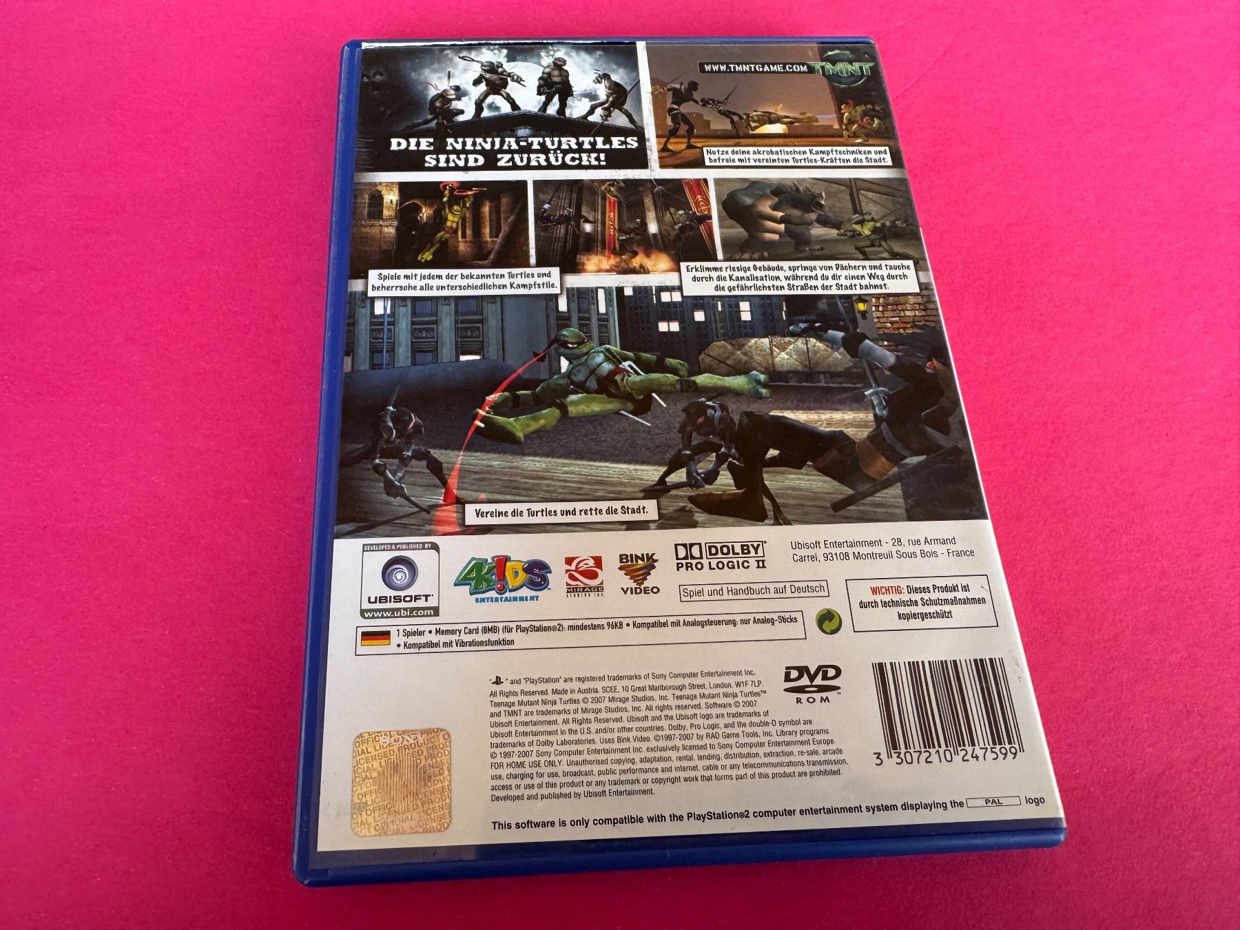 TMNT TEENAGE MUTANT NINJA TURTLES SPIEL FÜR PS2 (Gebraucht) in ...