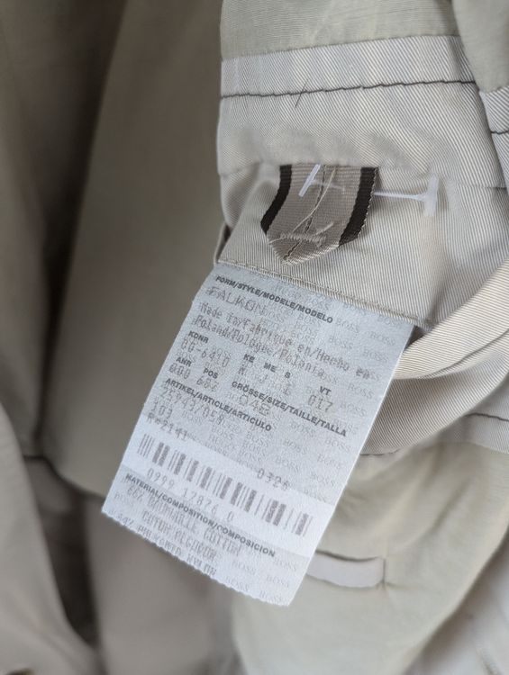 HUGO BOSS Beige Trench Coat, Classic Design (Gebraucht) in Erlinsbach ...