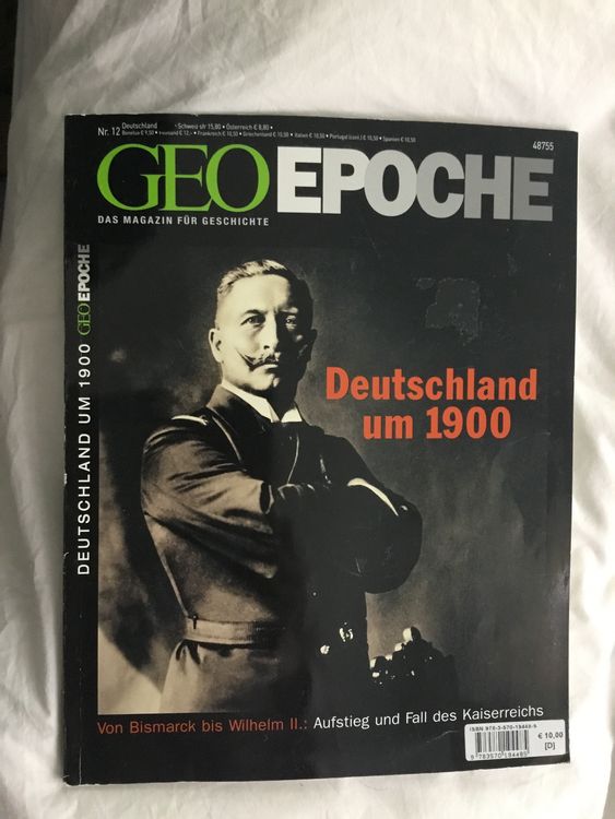 GEO Epoche Nr 12 DEUTSCHLAND UM 1900 (Gebraucht) in Zürich für CHF 8 ...