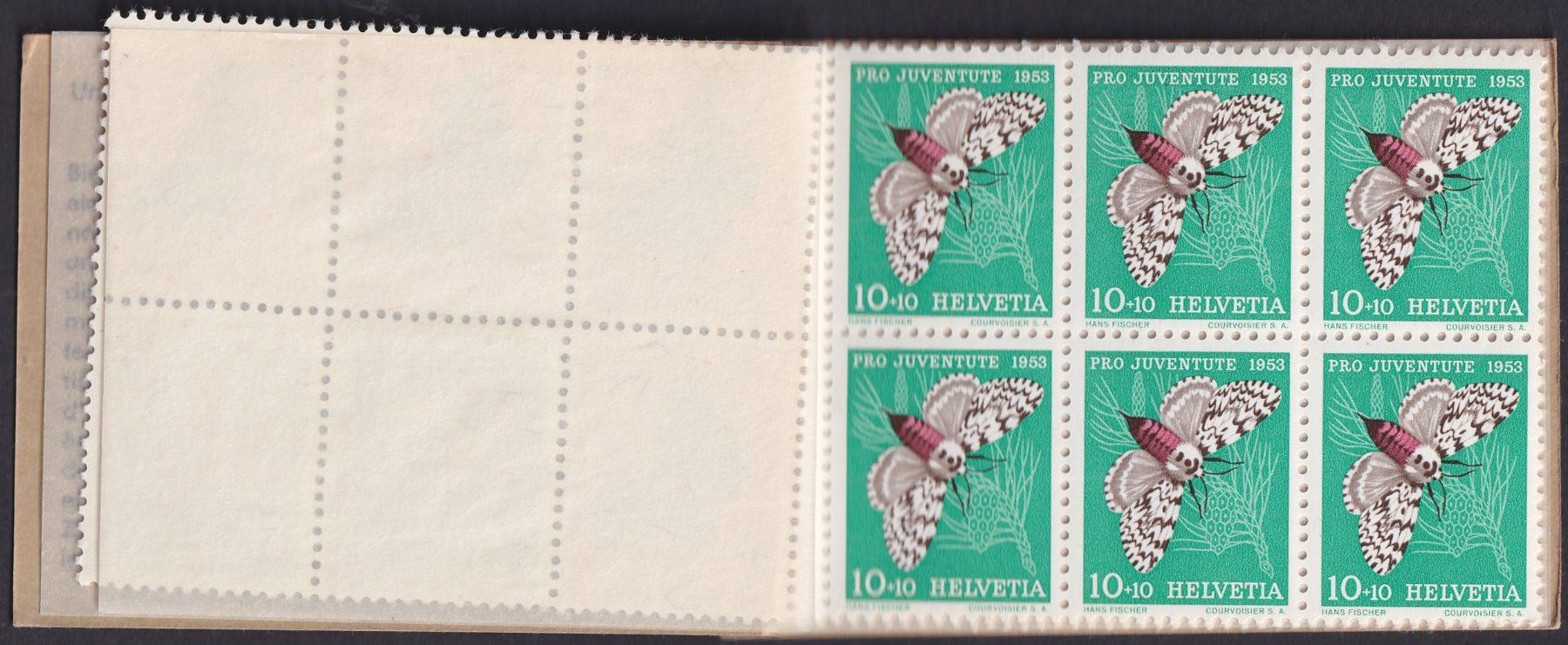 1953, Markenheft Nr.2a ungebraucht Pro Juventute, Kat: 250.- (Gebraucht ...