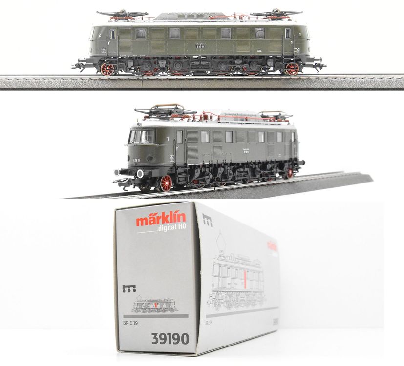 Märklin 39190 E-Lok BR E19 der DB H0 WS Digital mit OVP (Gebraucht) in St. Gallen für CHF 130 ...