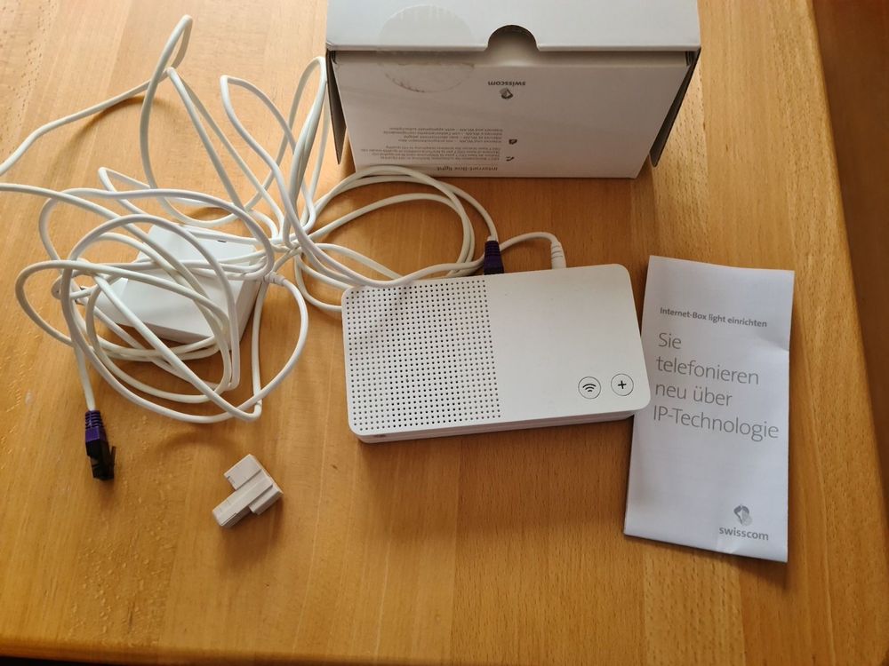Swisscom Internetbox light Ab 1.- (Gebraucht) in Jonen für CHF 2 – mit ...