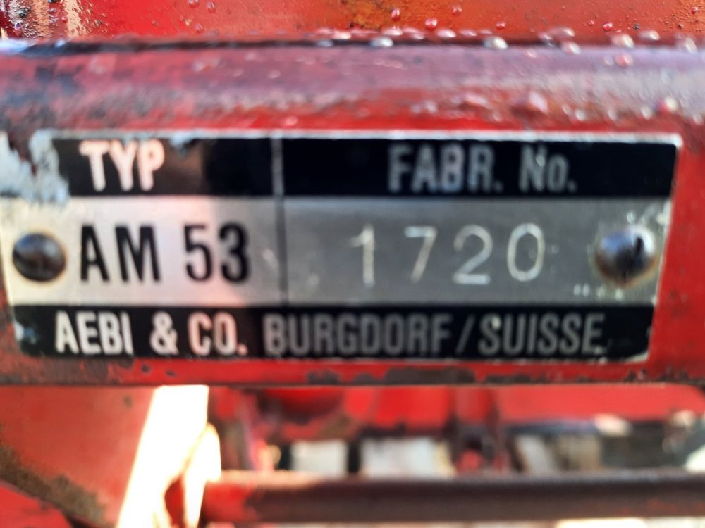 AEBI AM 53 Originalzustand Mit Ausleger (Gebraucht) in Auw für CHF 310 – nur Abholung auf ...