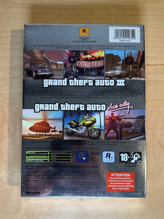 Grand Theft Auto - Double Pack - GTA III & Vice City - XBOX | Kaufen ...