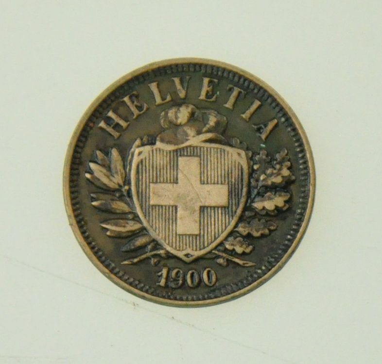 Schweiz 2 Rappen 1900 B Wappen | Kaufen auf Ricardo
