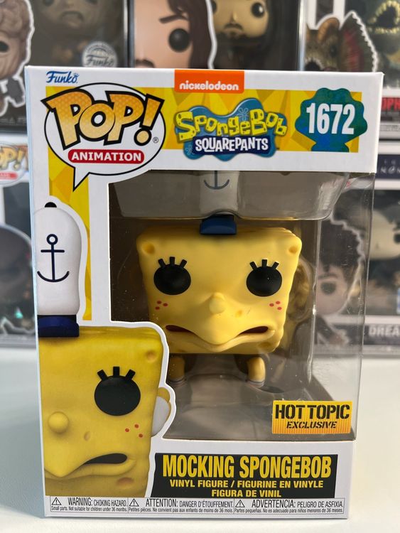 Funko POP! Animation Bob l'Eponge Mocking Spongebob Limitée (Neu und ...