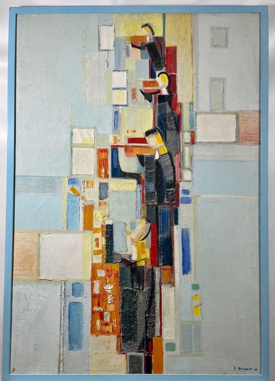 Jean Brisson Duval (1931-1999) grosses Gemälde (Gebraucht) in Root für ...