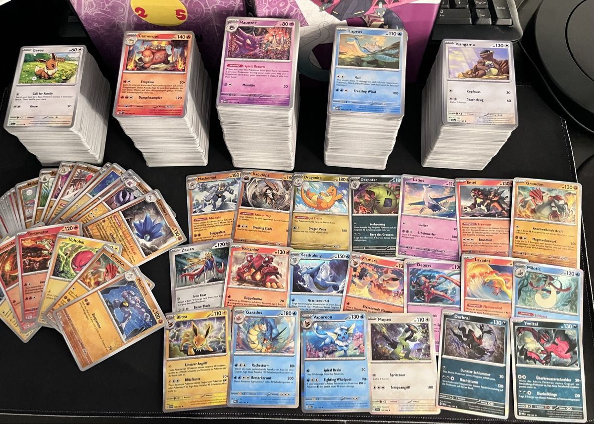 💥 Pokémon Kartensammlung 1800+ Karten | Holos & Reverse💥 (Neuf (Voir ...