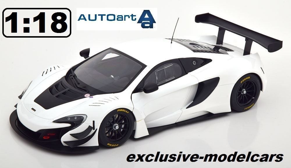 McLaren 650S GT3 Plain Body Renn-Version 2017 1:18 AUTOart (Neu und ...