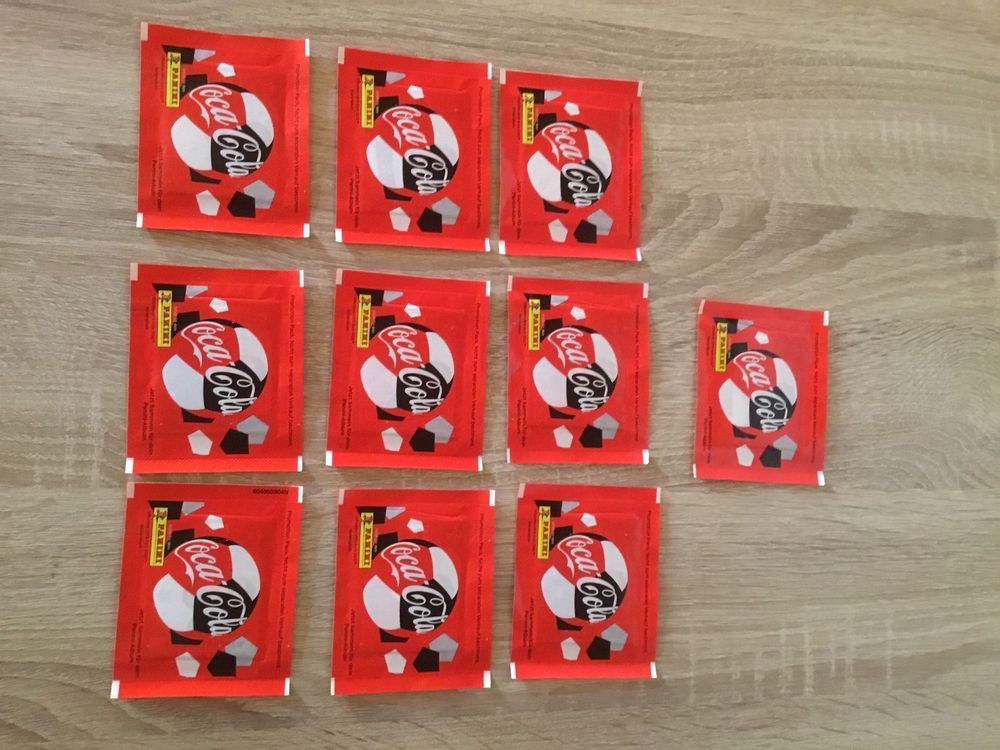 Panini 10 paquet Coca Cola euro 2020 avec impossible sticker (Gebraucht ...