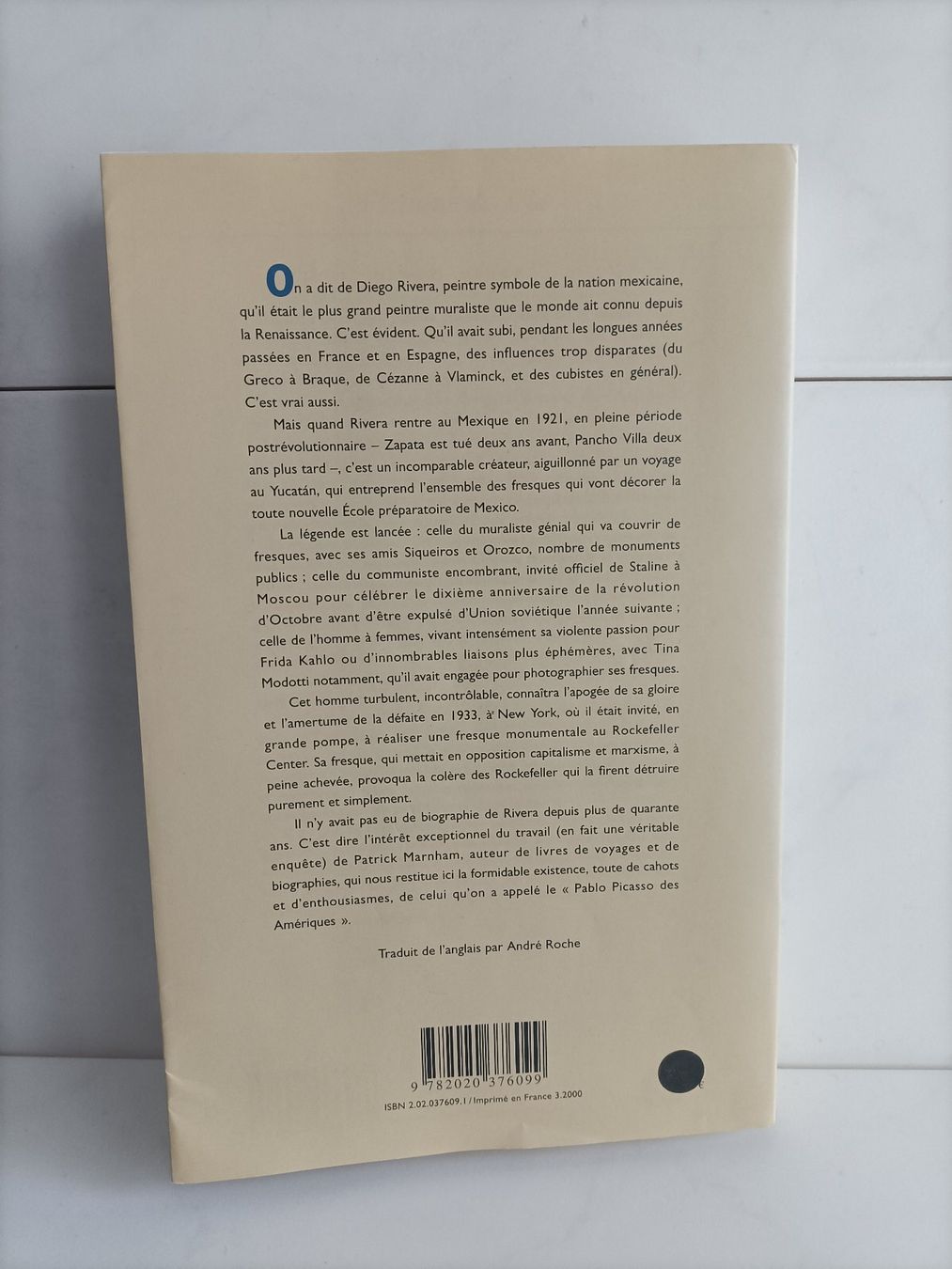 Diego Rivera - Le rêveur éveillé / Patrick Marnham / Seuil 2 (D ...