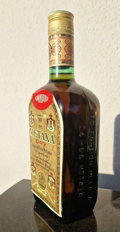 Rarität! Metaxa Dry - 50 years old - abgefüllt in 70er/80er (Neu ...