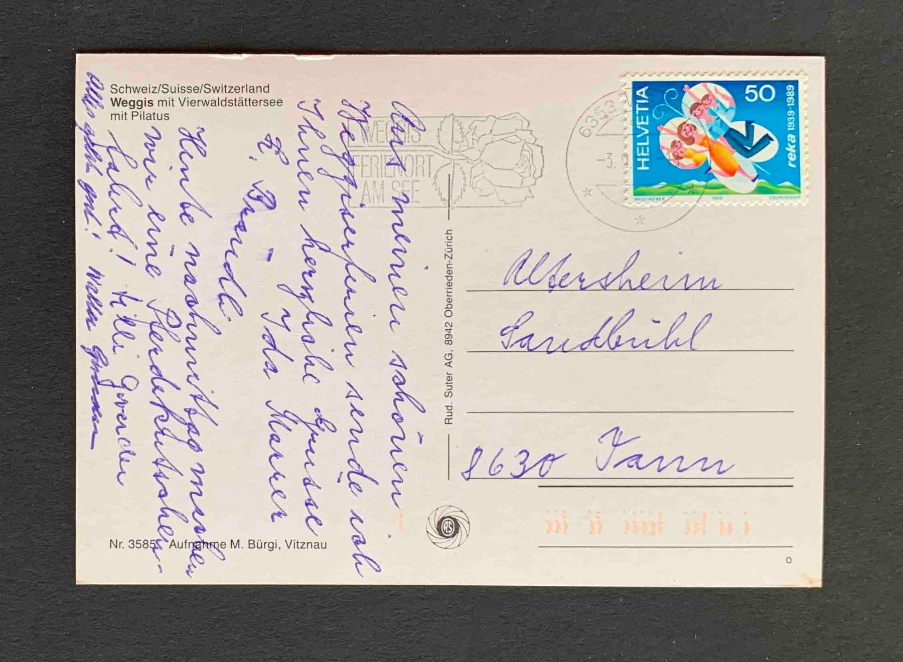 AK Weggis (Gebraucht) in Goldau für CHF 3 – mit Lieferung auf Ricardo ...