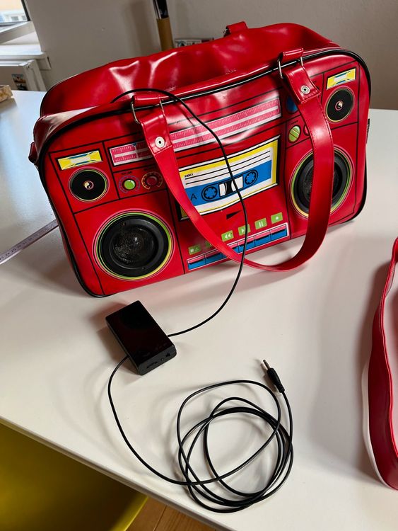 Retro Boombox Bag with Working Speakers Vintage 1990s Y2K (Gebraucht ...