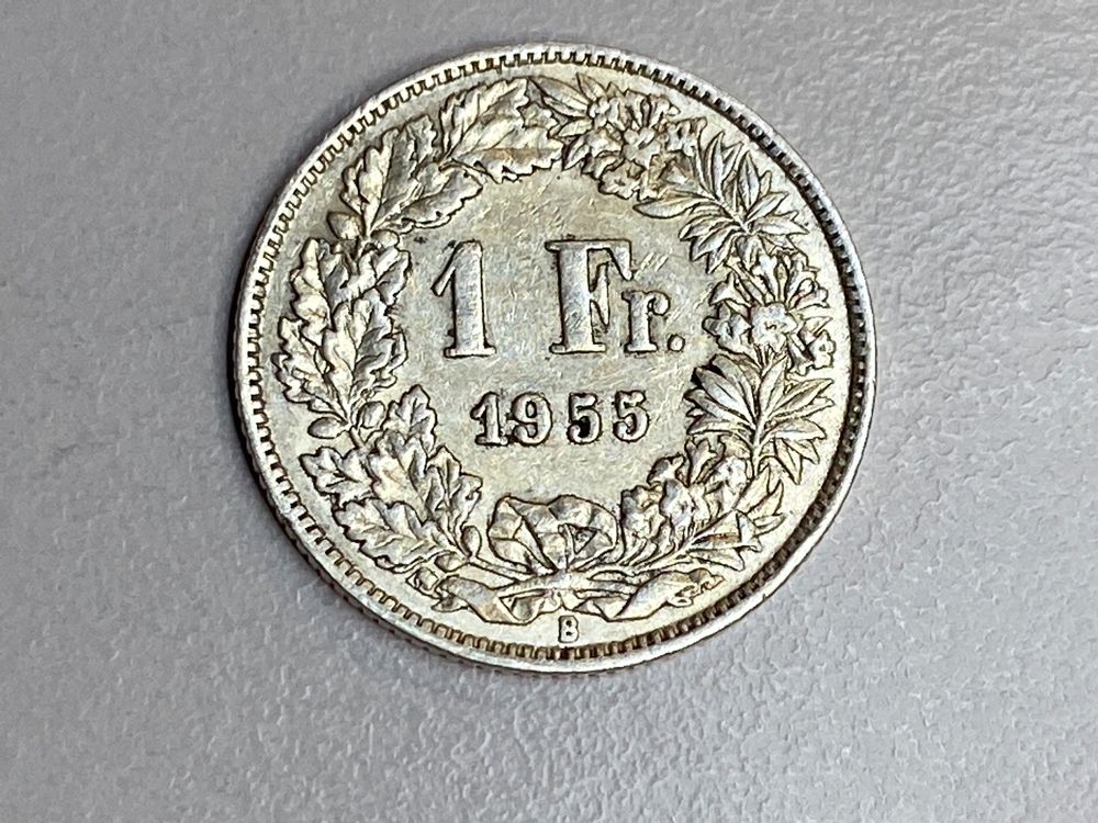 1 Fr.Silber Schweiz 1955 ss+ | Kaufen auf Ricardo