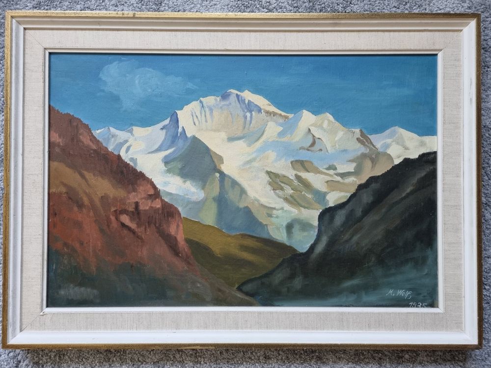 Ölgemälde JUNGFRAU | Kaufen auf Ricardo